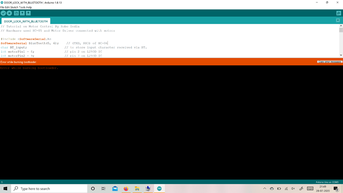 I can't upload code to arduino uno - Uploading - Arduino Forum