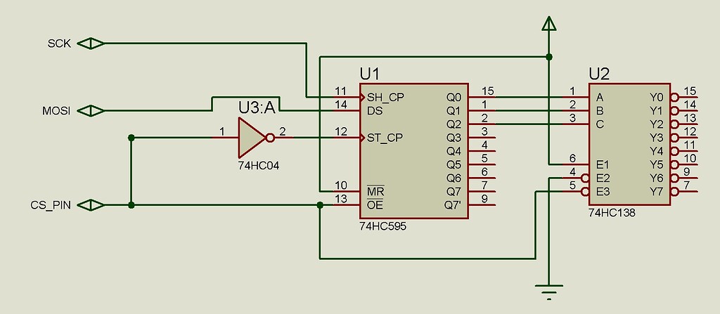 One PIN for multiple SPI Slave devices - Networking, Protocols, and ...
