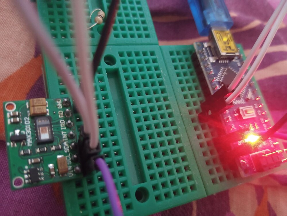 Max30102 led is not working with arduino nano - Sensors - Arduino Forum