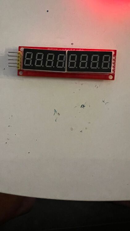 MAX7219 Led Module 8-Digit 7 Segment showing gibrish - Page 2 - LEDs and Multiplexing - Arduino ...