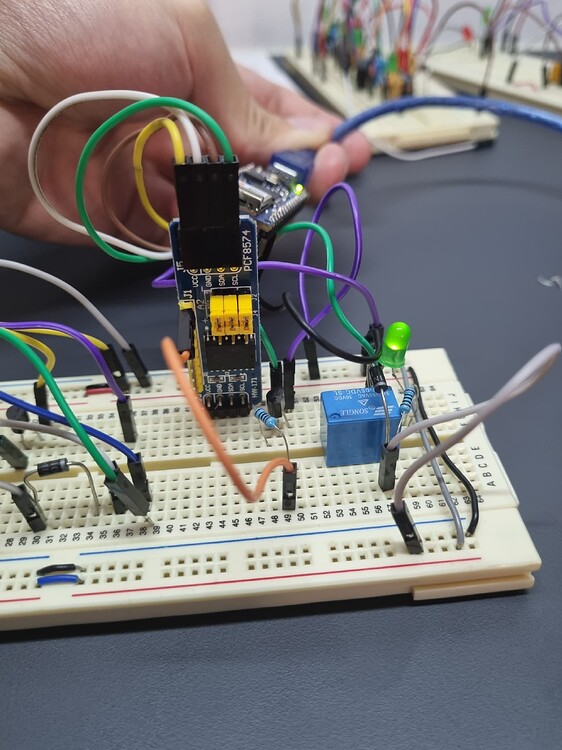 Control PCF8574 to output to energise relay in Arduino Iot Cloud ...