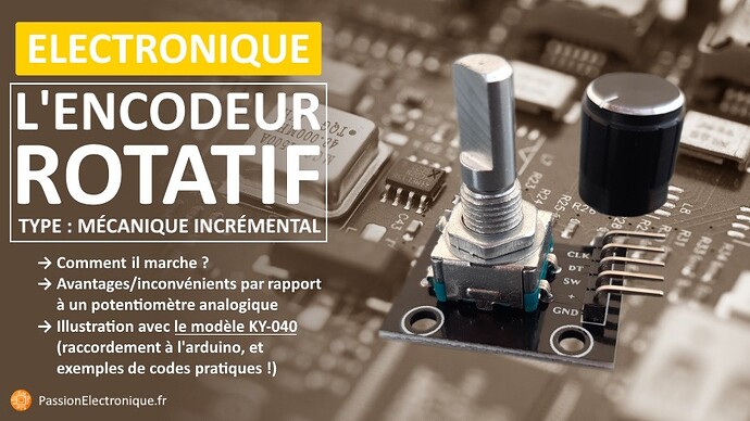 Quel Encodeur Rotatif Français Arduino Forum