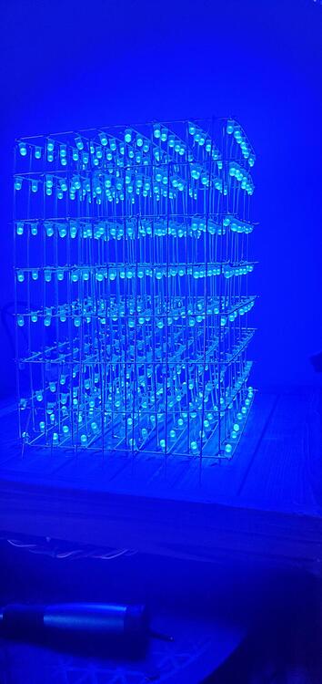8x8x8 LED with Arduino - No pattern - LED constant on - General Guidance - Arduino Forum