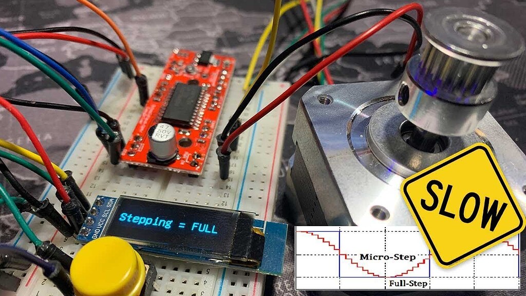 Timing differences when microstepping NEMA 17 - Motors, Mechanics, Power and CNC - Arduino Forum