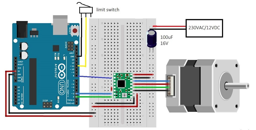 Stepper behaviour with A4988 - Motors, Mechanics, Power and CNC - Arduino Forum