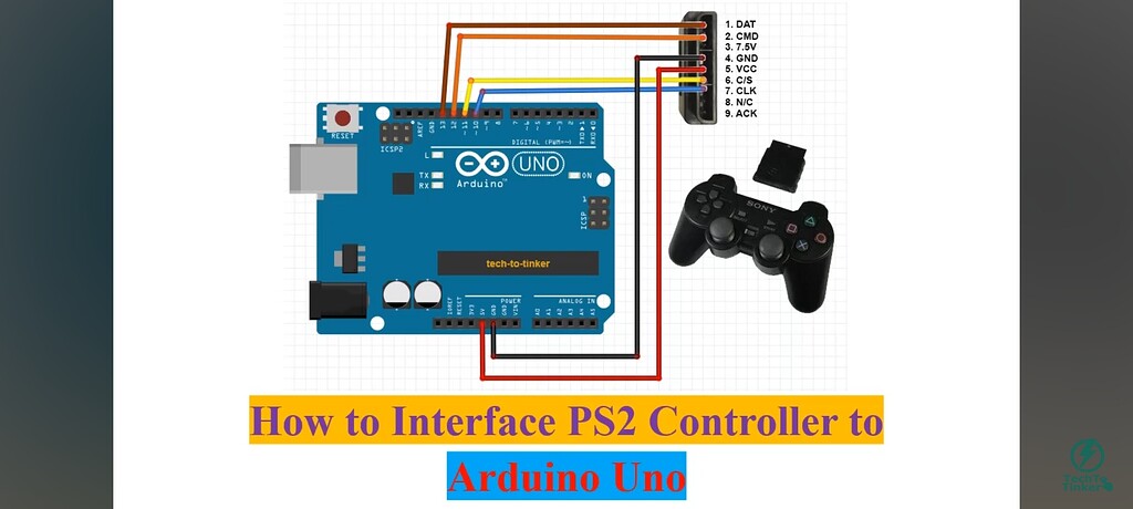 Ps2 Controller Not Connecting Programming Arduino Forum 