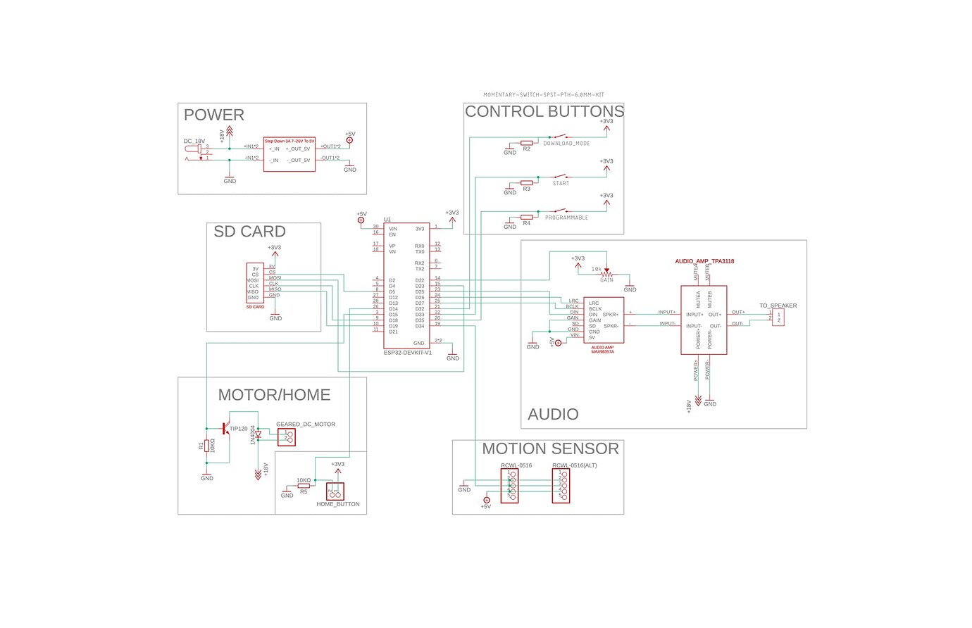 DC motor and audio amp GND interference... help needed - General Electronics - Arduino Forum
