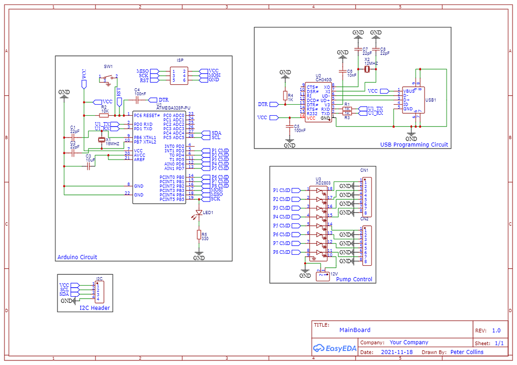 Custom 328p and CH340G PCB Not Uploading - General Guidance - Arduino Forum
