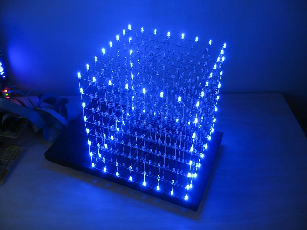 8x8x8 LED Cube - LEDs and Multiplexing - Arduino Forum