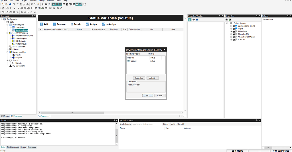 Do Not Display Modbus Tcp In Connection List Plc Ide Arduino Forum 3983