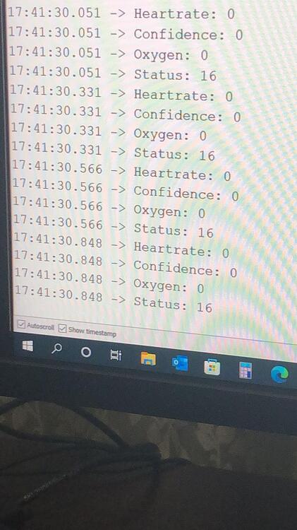 Sparkfun 30101 sensor with nodemcu ESP8266 status 16? - Sensors - Arduino Forum