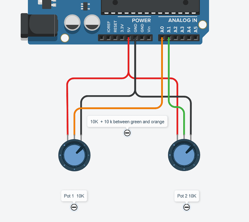 Help with 2 steppermotors controlled by potentiometers - Programming - Arduino Forum