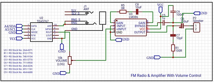 Help with Arduino Radio with TEA5767 and LM386 - General Guidance ...