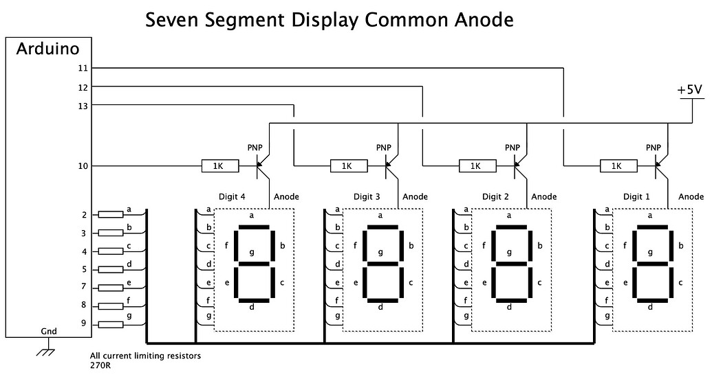 Potentiometer and 7 segment - Programming - Arduino Forum