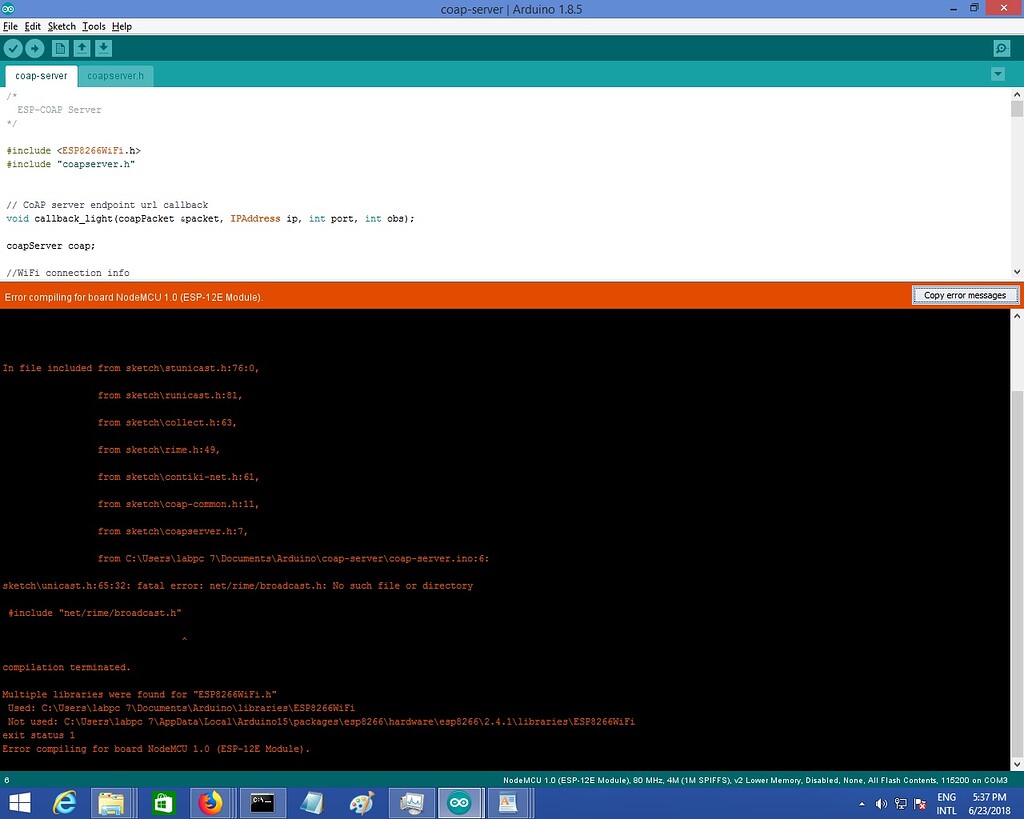 fatal error: net/rime/broadcast.h: No such file or directory - Programming - Arduino Forum
