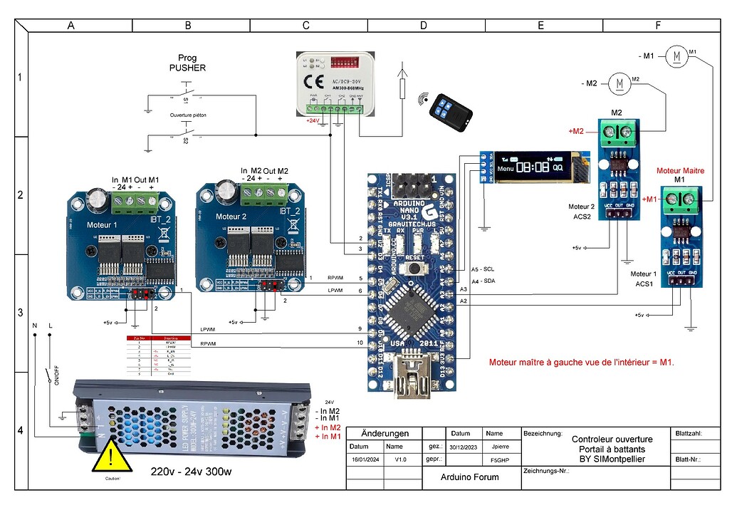 Montage DIY Arduino pour commande de portail motorisé - Réalisations et Projets Finis - Arduino ...