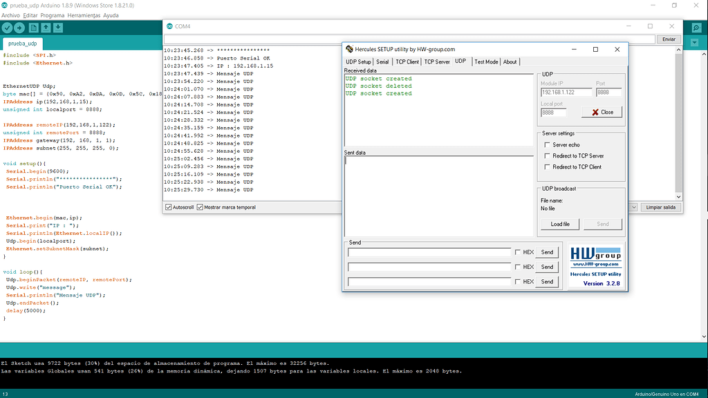 Problems Sendind Udp Comands Gsm Shield Arduino Forum