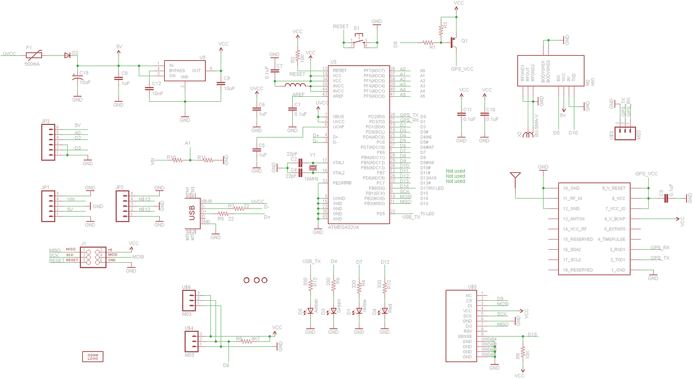 32u4 based APRS Tracker - Hardware Development - Arduino Forum