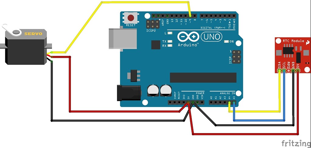 RTC combined with servo - General Guidance - Arduino Forum
