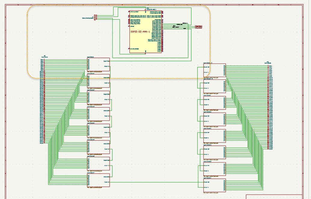 Shift Register Chain stops sending correct sensor data after 32 ...