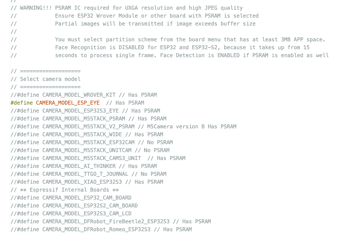 ESP32 camera init failed - Programming - Arduino Forum