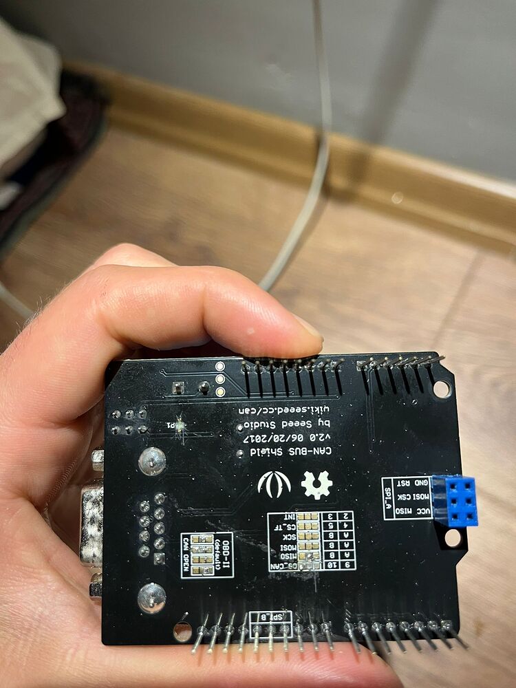 Seeed Studio Can Bus Shield & UNO R3 - 3rd Party Boards - Arduino Forum