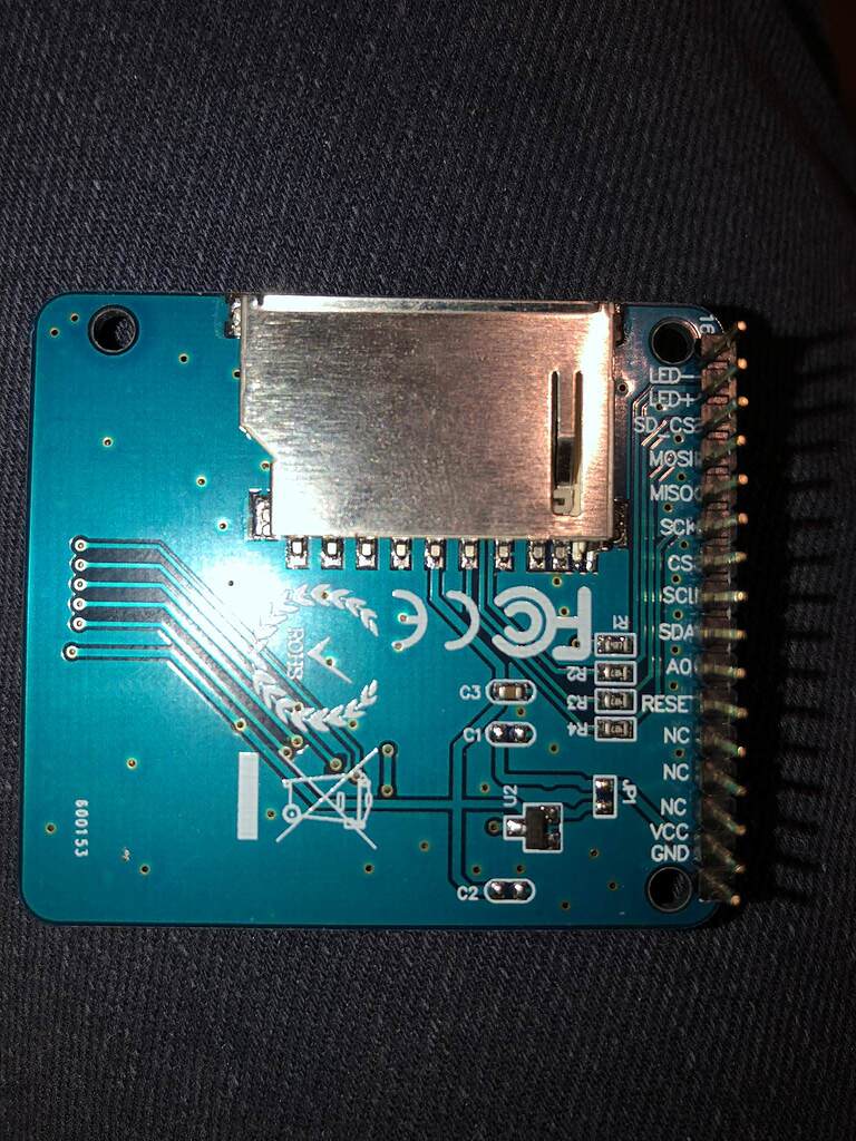 1,8" TFT ST7735 Display - Displays - Arduino Forum