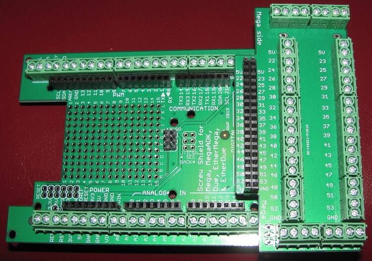 Arduino Mega Screw Terminal Shield - Hardware Development - Arduino Forum