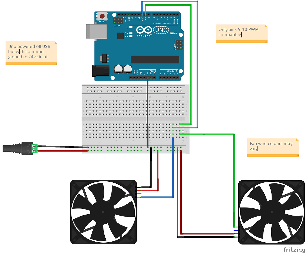 Controlling Noctua 12v Fan - General Electronics - Arduino Forum