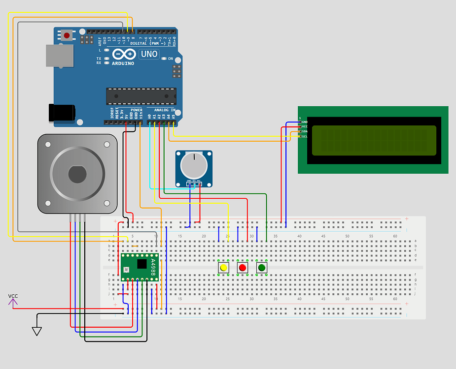 Adjusting speed of stepper motor with potentiometer - General Guidance ...