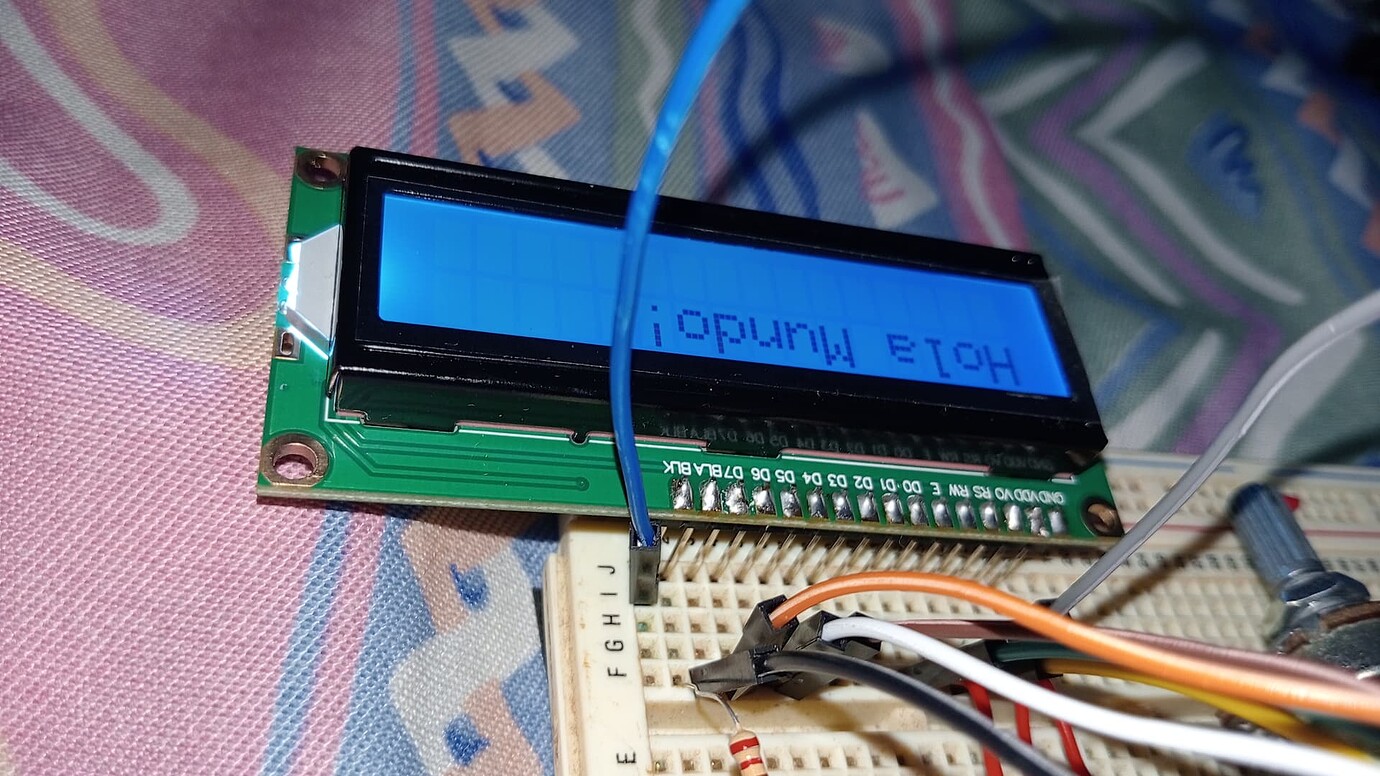 Linea de bloques en lcd 16 x 2 sin ic2 en esp32 - Microcontroladores - Arduino Forum