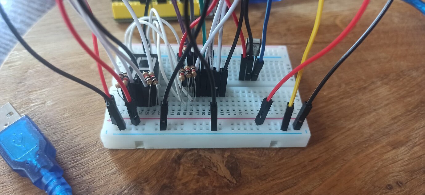 Adjusting brightness of 1-digit 7-segment indicator with 74HC595 - General Guidance - Arduino Forum