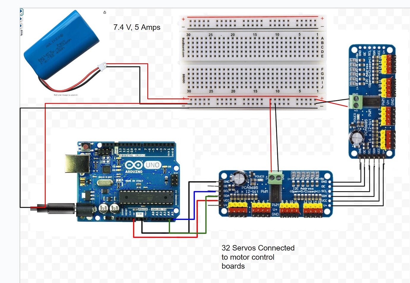 Verifying Electrical Schematic for humanoid Robot - Project Guidance ...
