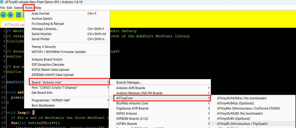 IDE 1.8.19 Step by Step, screenshot for screenshot manual for manually ...