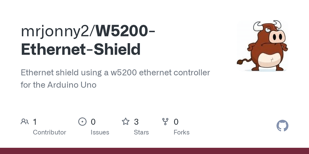 W5200 Module - Networking, Protocols, and Devices - Arduino Forum