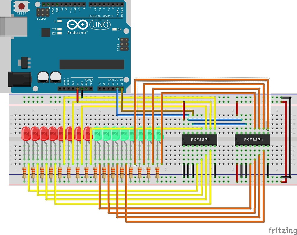 Question regarding PCF8574P usage - LEDs and Multiplexing - Arduino Forum
