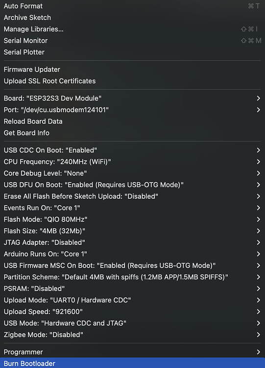 USBSerial not Recognized - Custom ESP32-S3 board - General Guidance - Arduino Forum