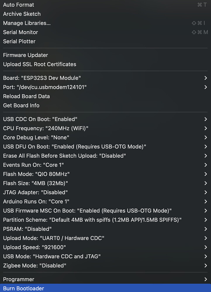 USBSerial not Recognized - Custom ESP32-S3 board - General Guidance - Arduino Forum