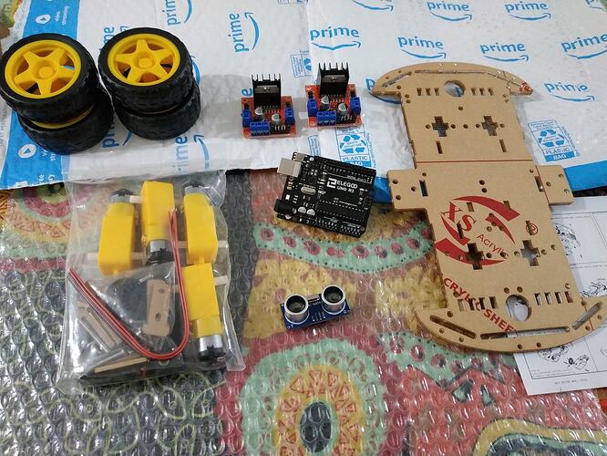 Help with wiring and powering 4x DC motor car with 2x L298N - Project ...