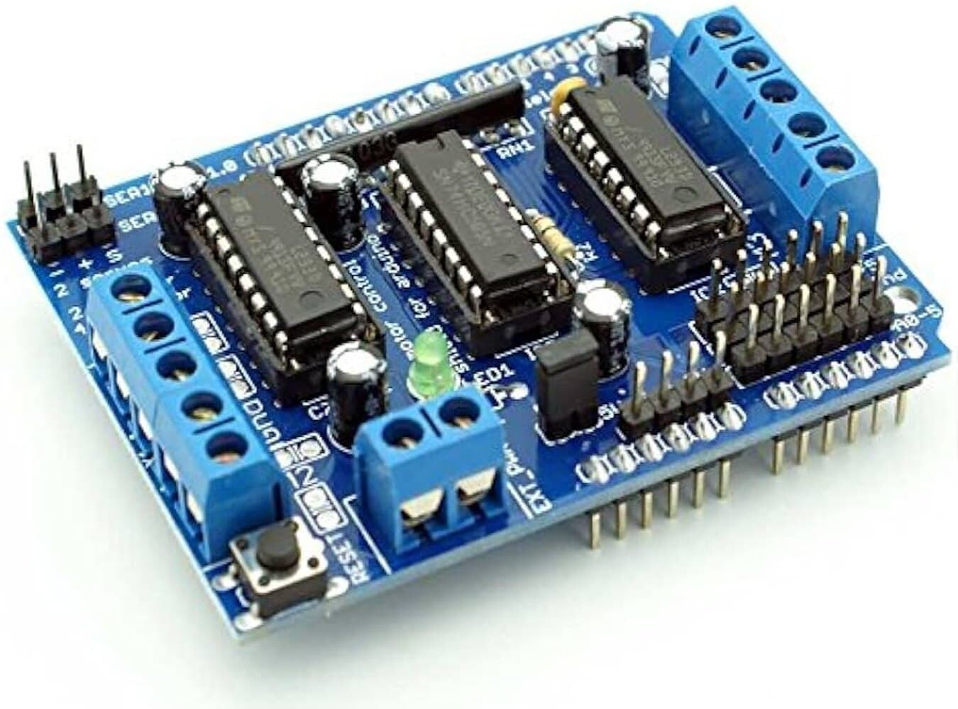 Using L293D Shield (MH Elecxtronics) as external controller - General ...