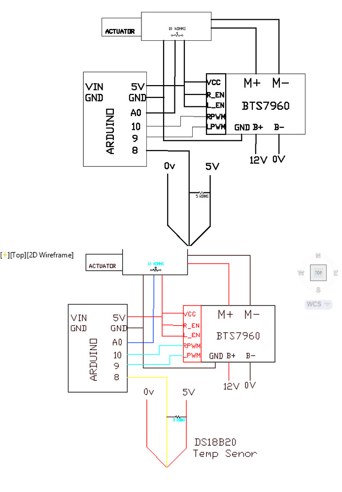 Temperature controlled linear actuator - Programming - Arduino Forum