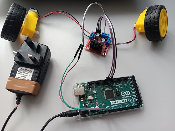 Help needed with controlling DC motors with the L298N - General ...