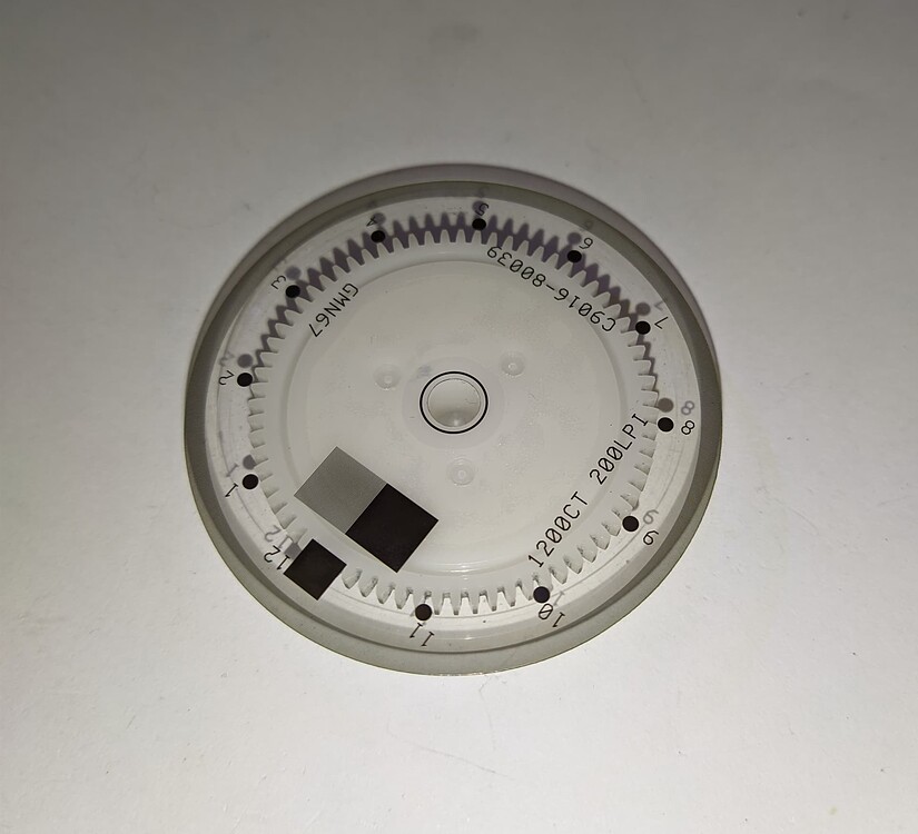 Printer optical encoder for steering wheel - General Guidance - Arduino ...