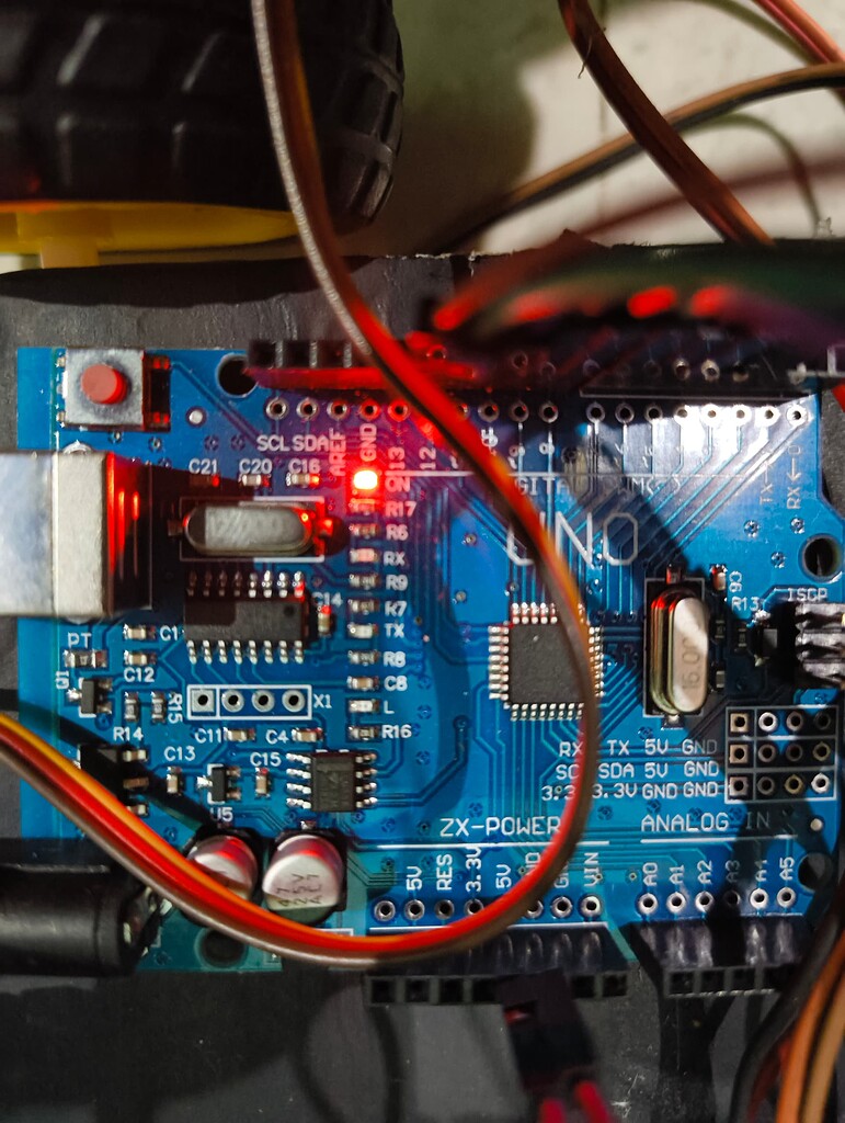 The Arduino uno doesn't work when connected with motor driver - General ... The Arduino uno doesn't work when connected with motor driver - General ...