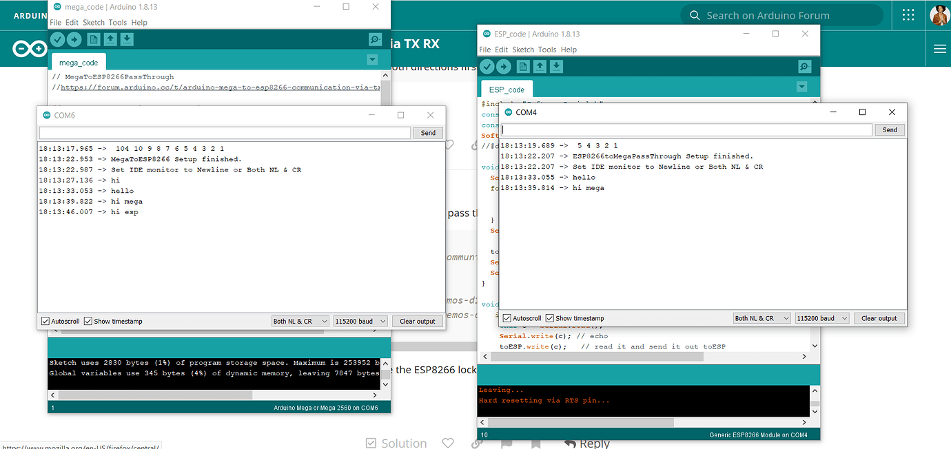 Arduino Mega To Esp8266 Communication Via Tx Rx Page 3 3rd Party