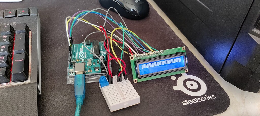 White blocks with 16x2 LCD Display - HD44780 - Displays - Arduino Forum