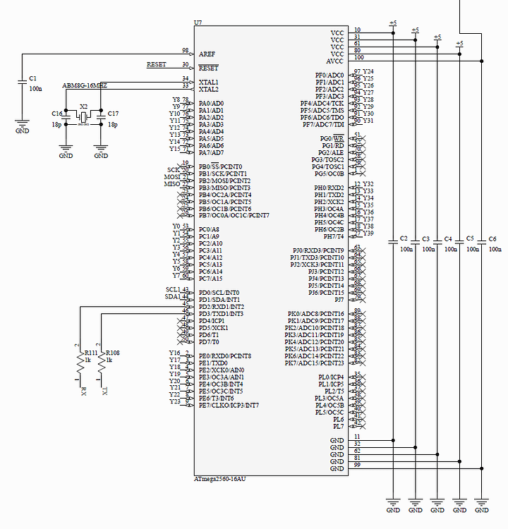 Burning bootloader on a blank ATmega2560 on a custom PCB - 3rd Party Boards - Arduino Forum