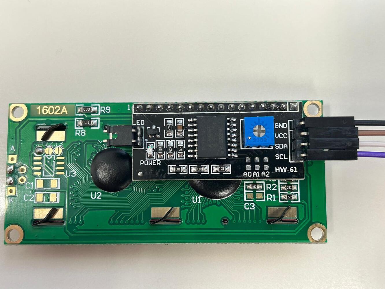 HD44780 initialization failed LCD 1602 I2C - Displays - Arduino Forum