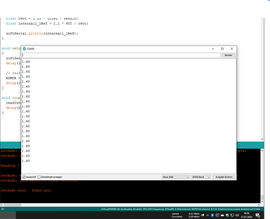 Direkte Serielle Kommunikation zwischen Attiny85 und Arduino UNO - Page 4 - Deutsch - Arduino Forum
