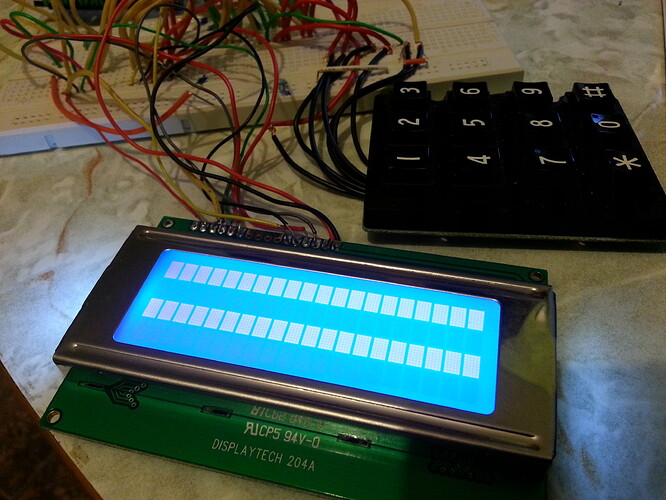 Need help to connect with Arduino UNO, 20X4 LCD and 4X3 Keypad ...